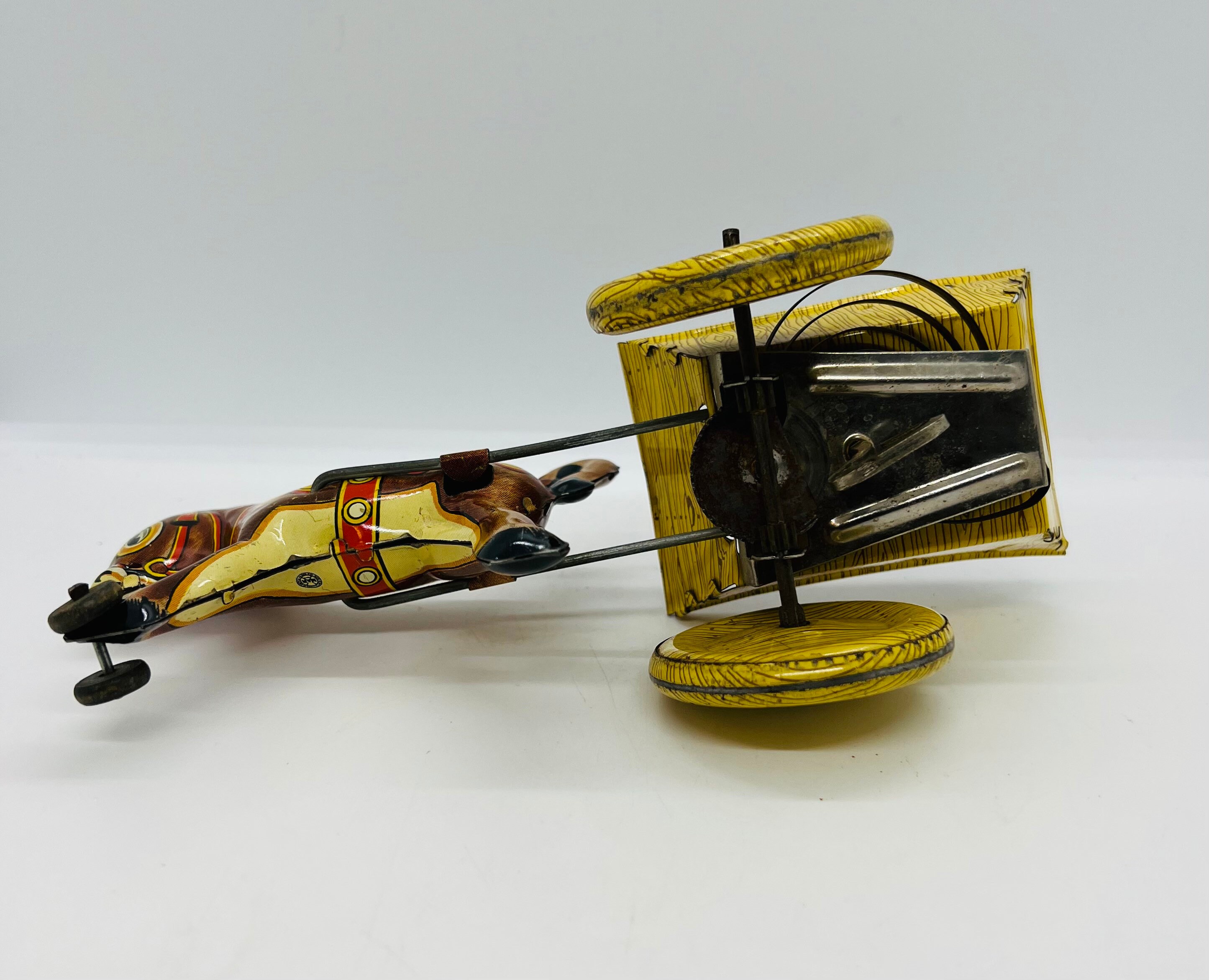 Marx Litho Tin Donkey & Cart - Etsy