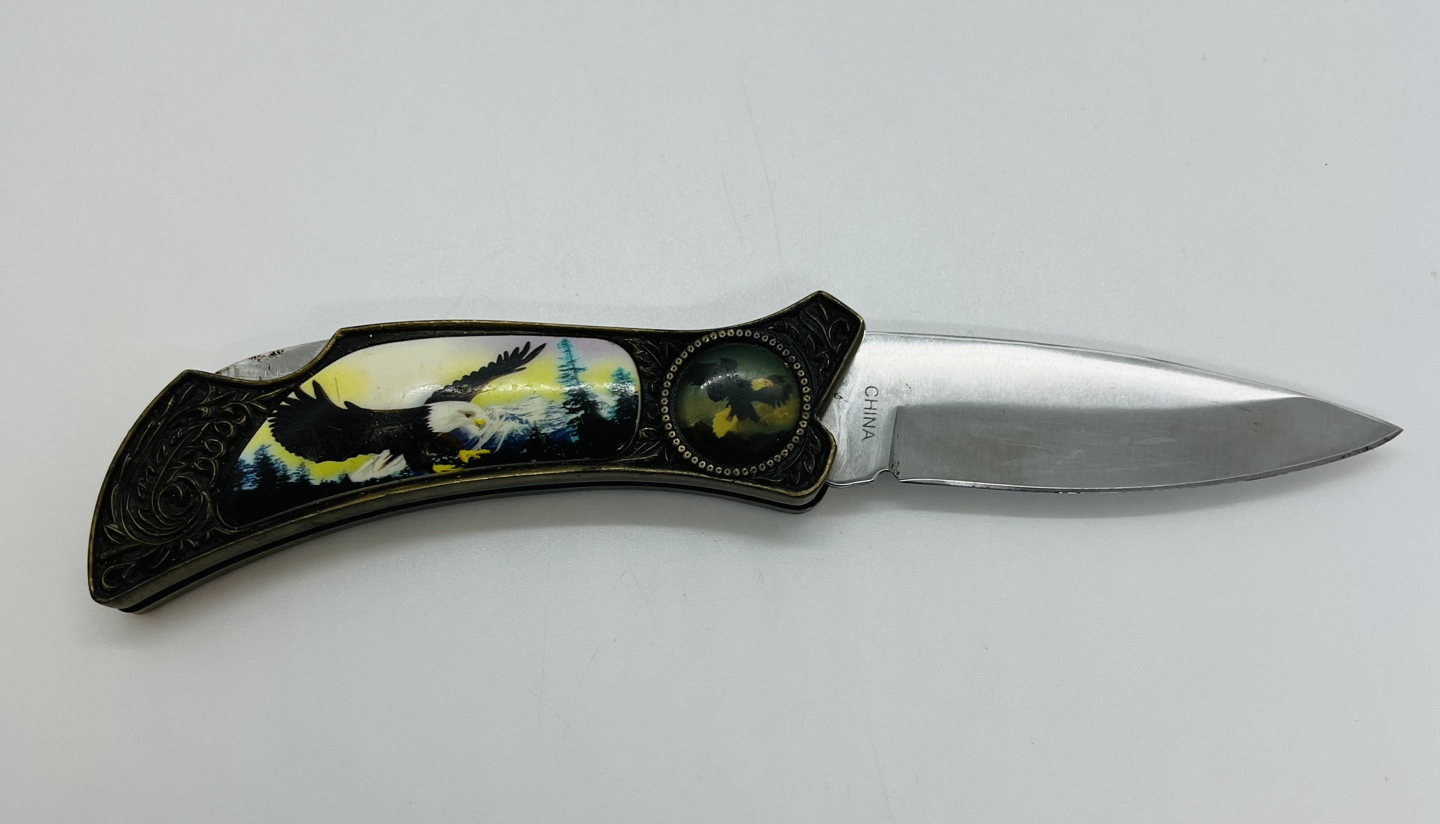 Bald Eagle Pocket Knife - Etsy