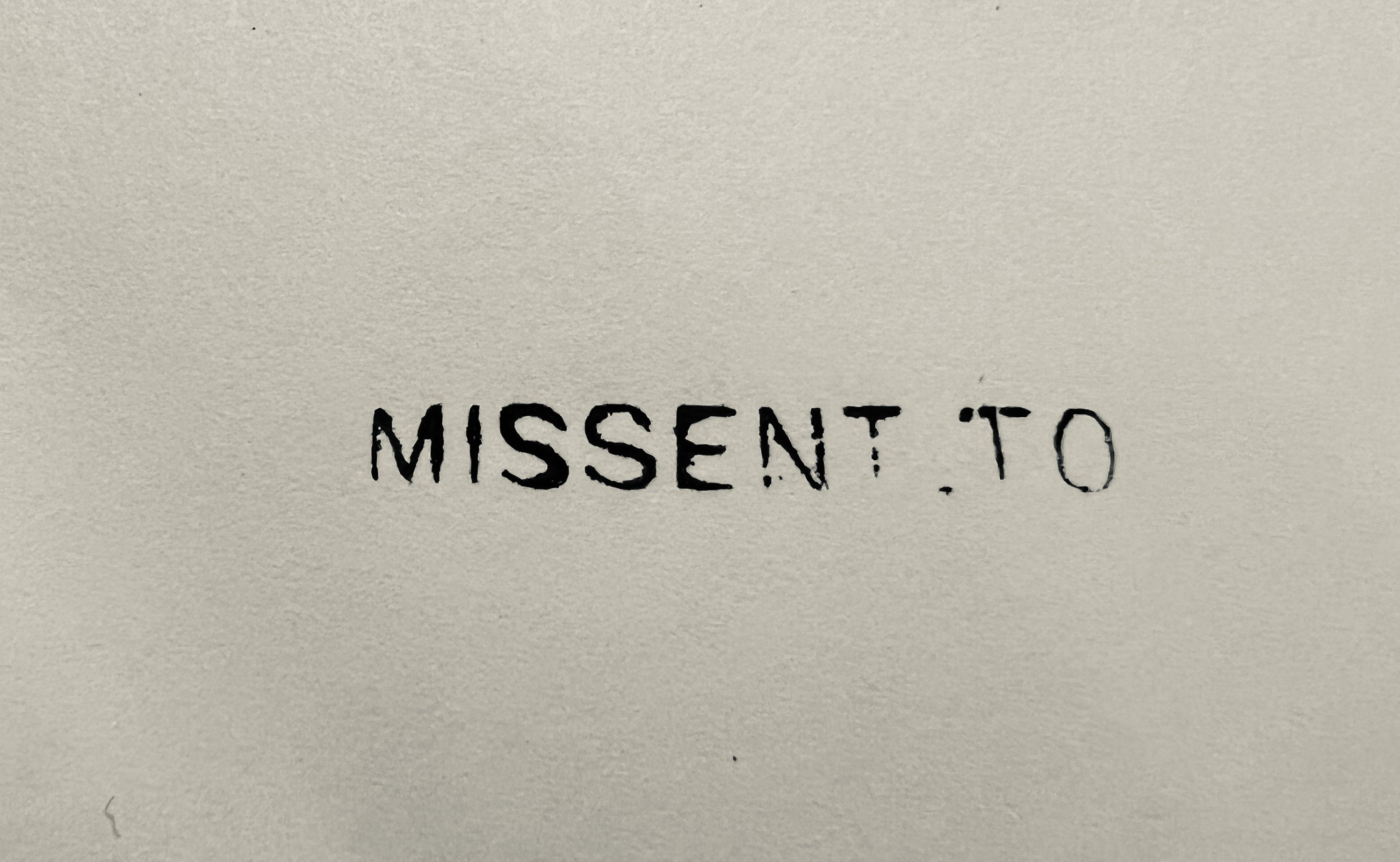 Antique Postal Stamp Missent - Etsy