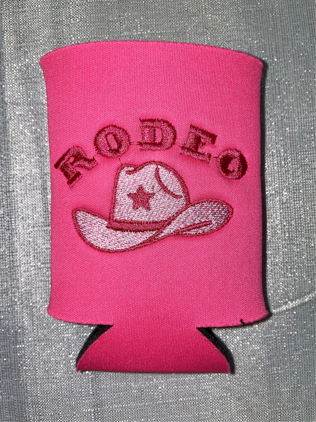 Rodeo Pink Cowgirl Koozie - Etsy
