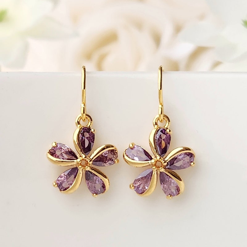 Purple Gold Jewelry - Etsy
