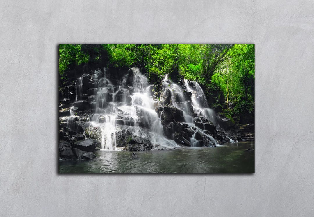 Waterfall Printable Digital Download Summer Print Waterfall Wall Decor ...