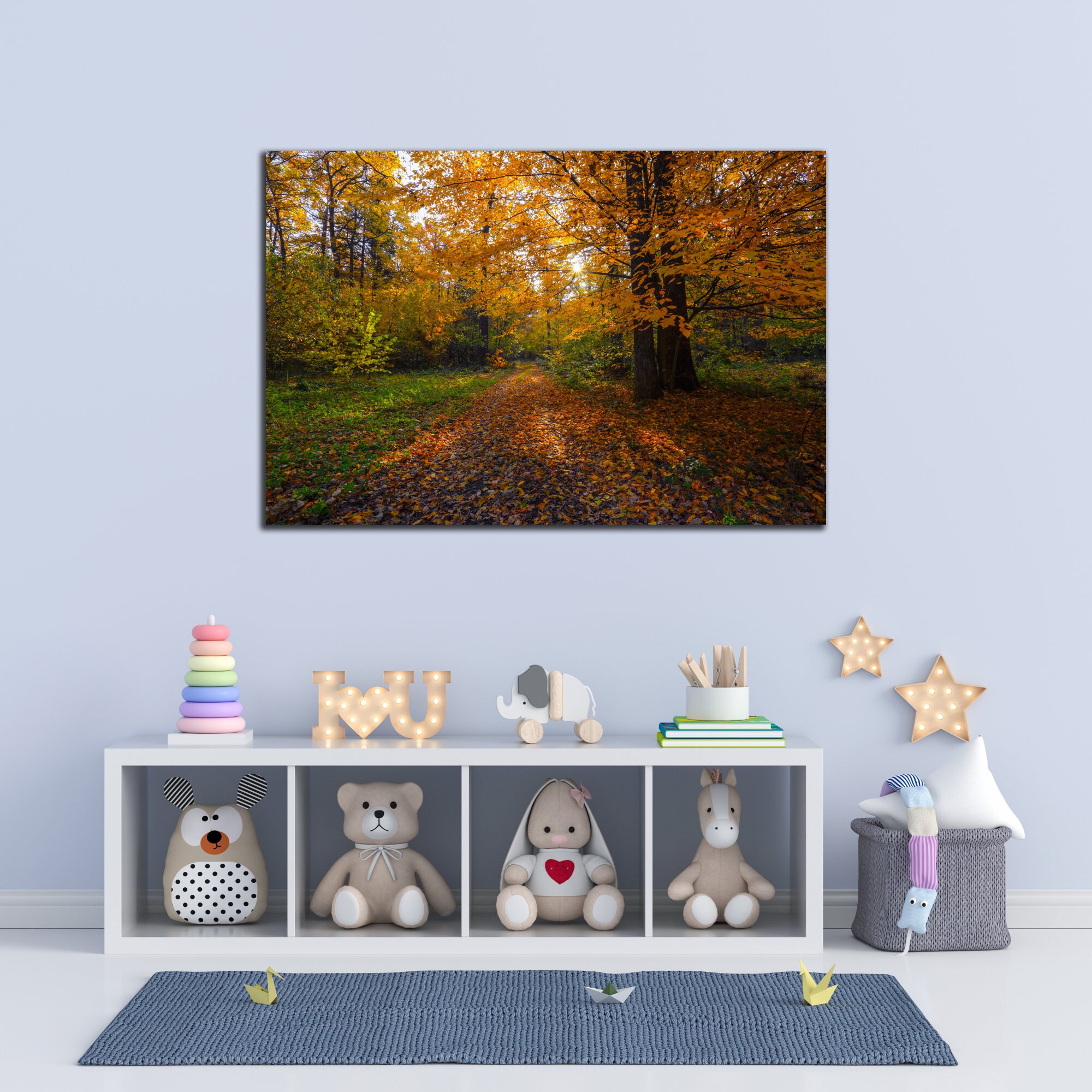 Fall Landscape, Forest Print, Autumn Tree Photography, Fall Foliage ...