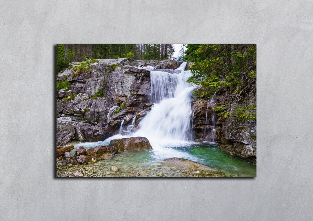 Waterfall Landscape Photography, Printable Waterfall, Prins Digital ...