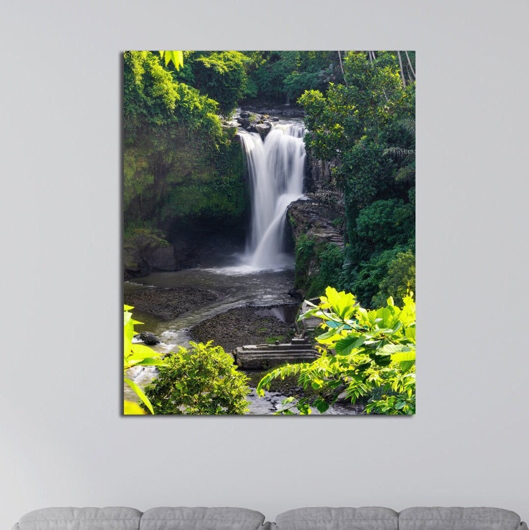 Waterfall Wall Art Waterfall Printable Digital Download Vertical Print ...