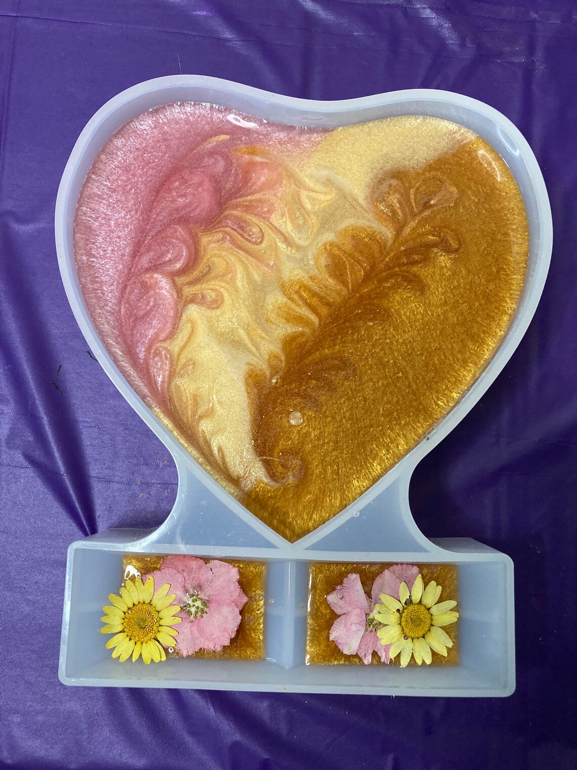 Custom Heart Shaped Picture Frame With Stand - Etsy