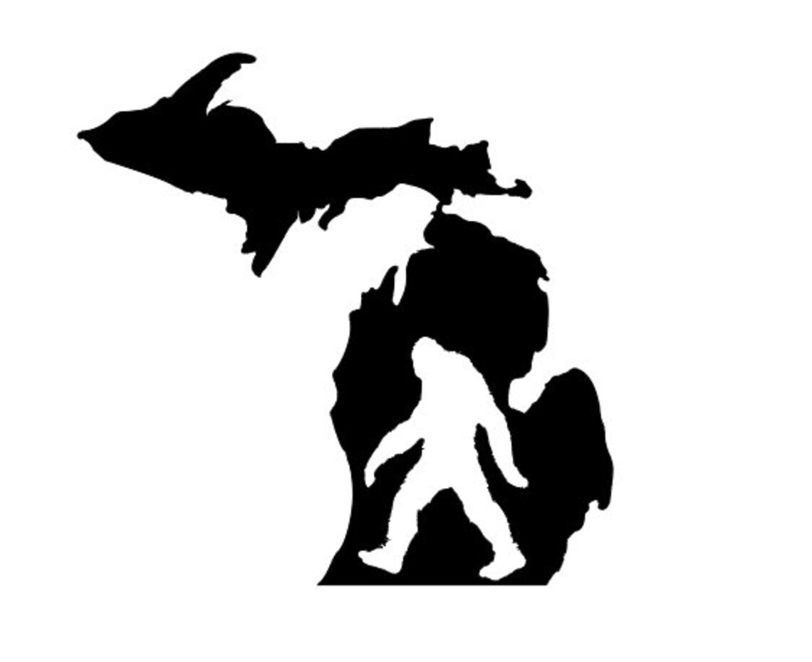 Bigfoot Sasquatch Michigan MI Autocollant autocollant de - Etsy France