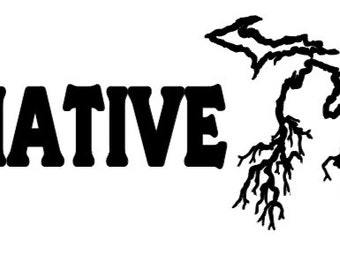 Michigan Native Vinyl Decal Sticker - Etsy
