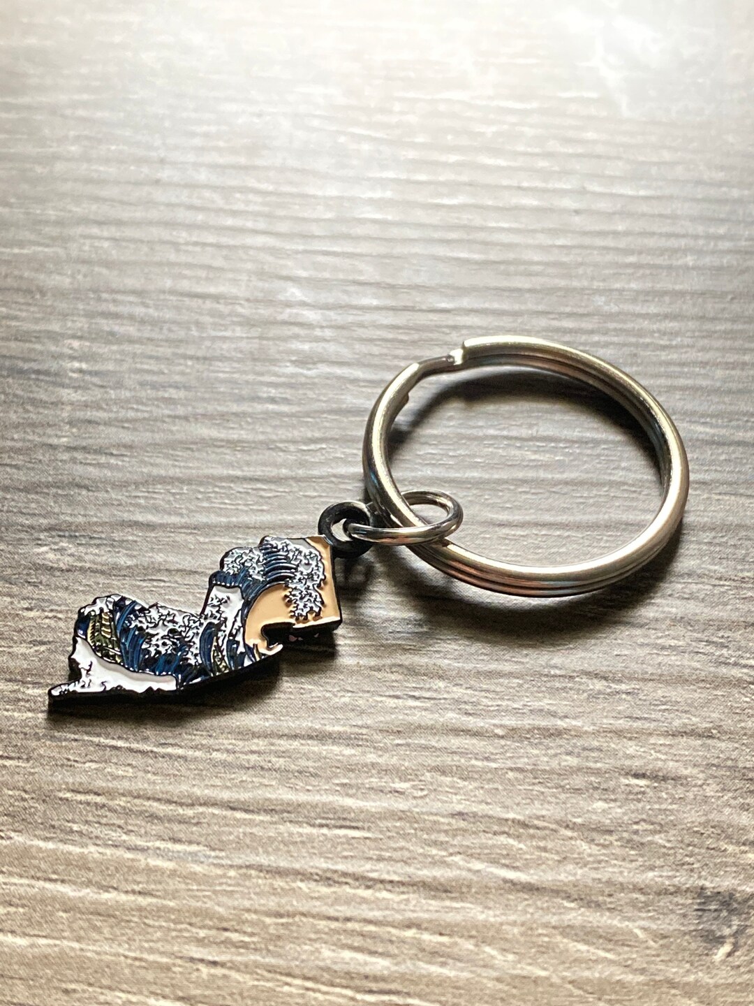Bobby Tsunami’s - Great Wave of New Jersey Keychain - Etsy