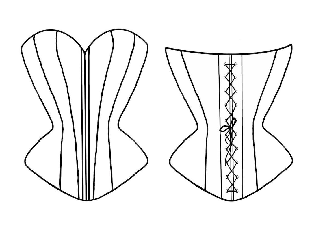 Custom Made Corset Pattern - Etsy UK
