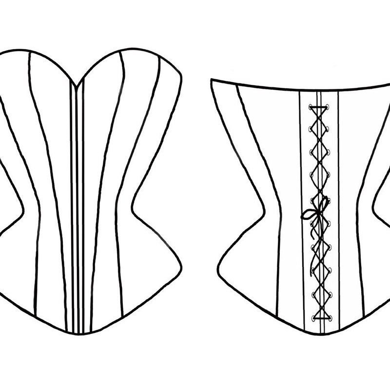 Corset Pattern - Etsy