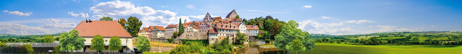 Modellbahn-Hintergrund "Schwäbisch Hall plus" - bis zu 7,50 Meter ...