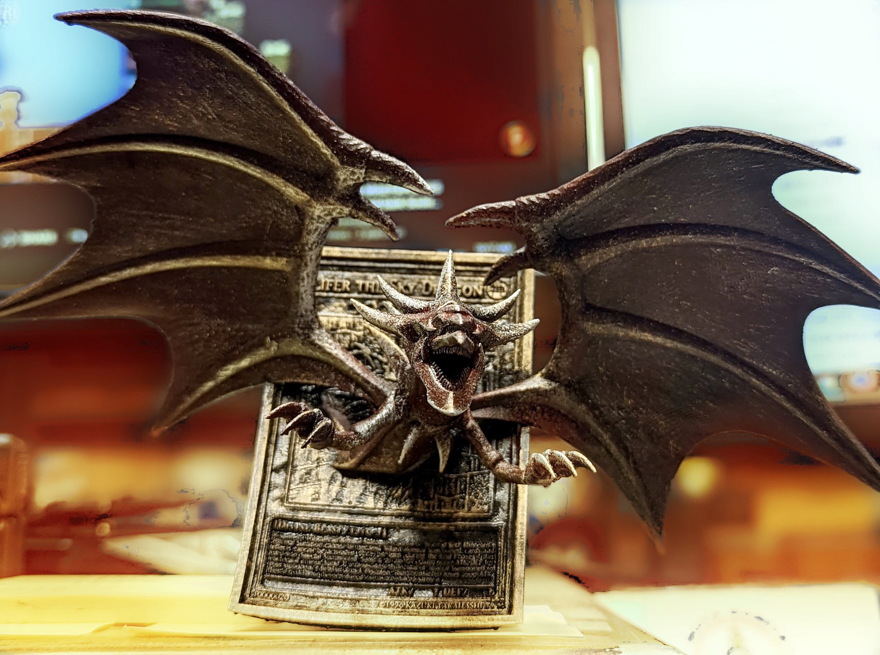 Slifer the Sky Dragon 3D/4D Card Custom Printing File Yugioh New Card - Etsy