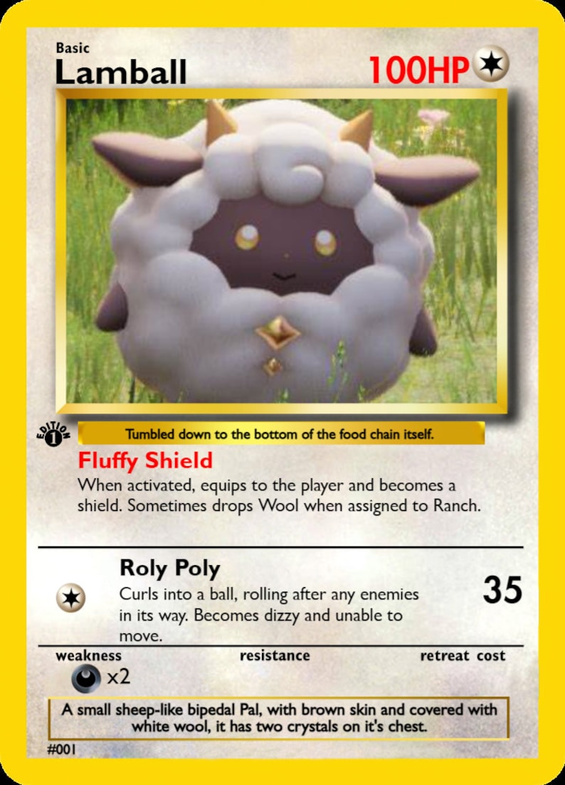 Embrace the Adorable Magic of Lamball the Palworld Pal 3D/4D Custom ...