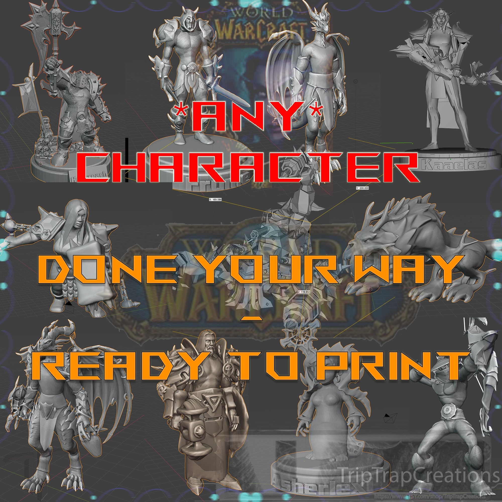 Convert Your World of Warcraft Character Into a 3d-printable Model for ...