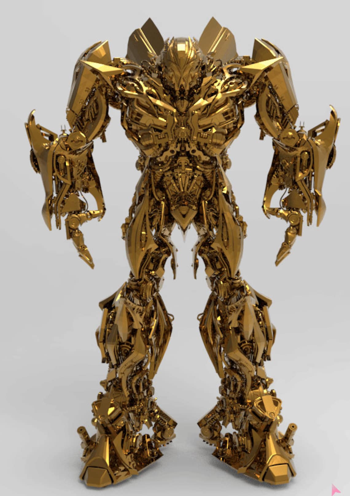 Bumblebee HQ Transformers Movie Model EXTREME Detail STL Obj Mtl Fbx ...