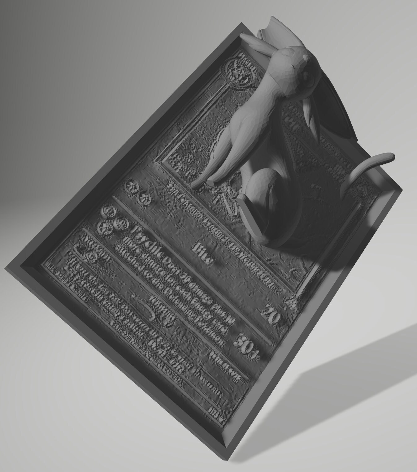 3D Espeon Pokemon Card .STL File - Etsy