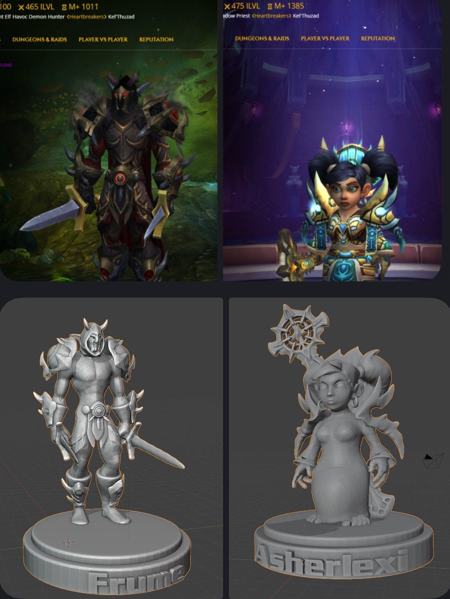 Convert Your World of Warcraft Character Into a 3d-printable Model for ...