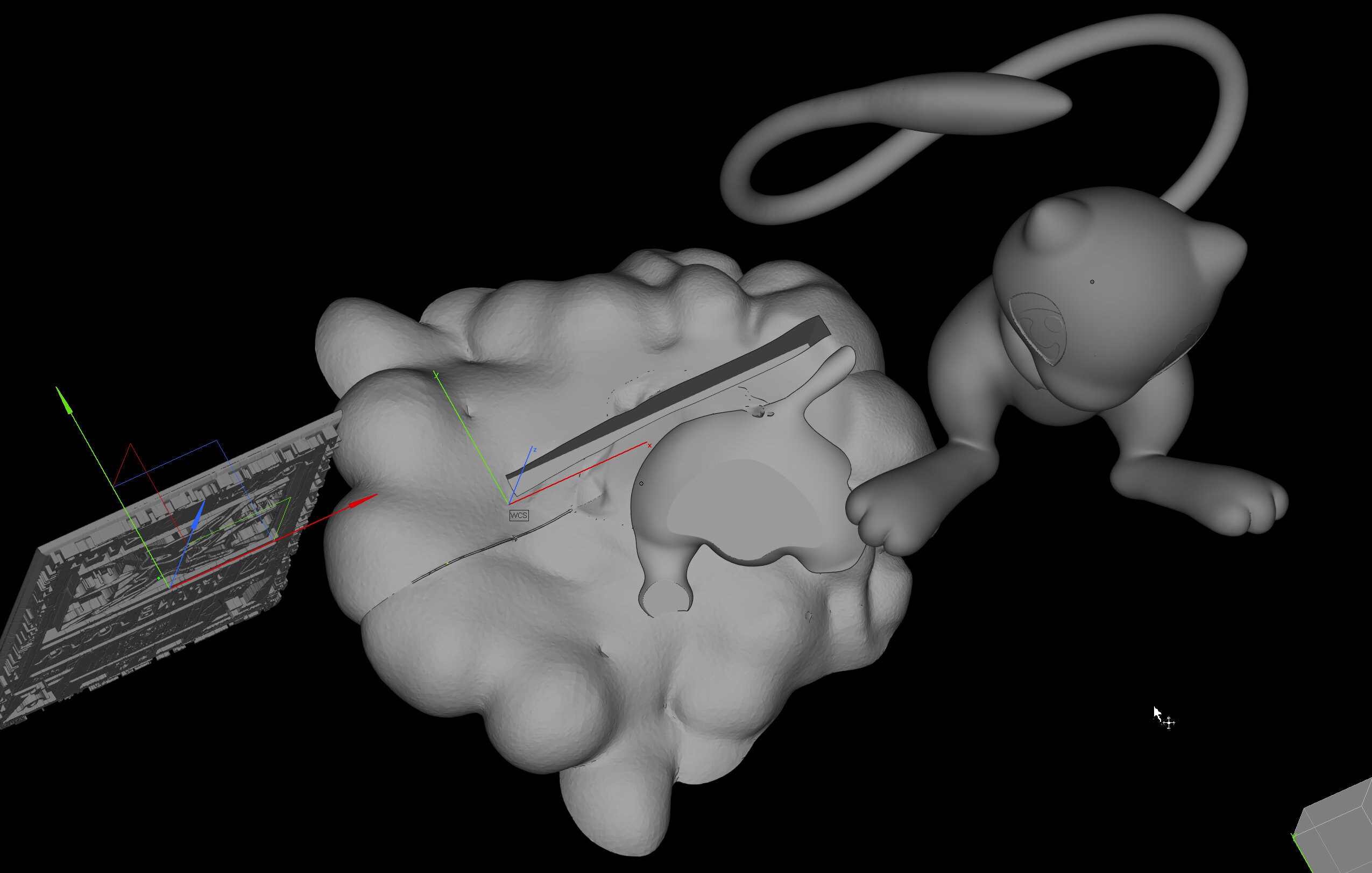 Ancient Mew Card With Mew Sitting on Cloud Pokémon Art Print - Etsy