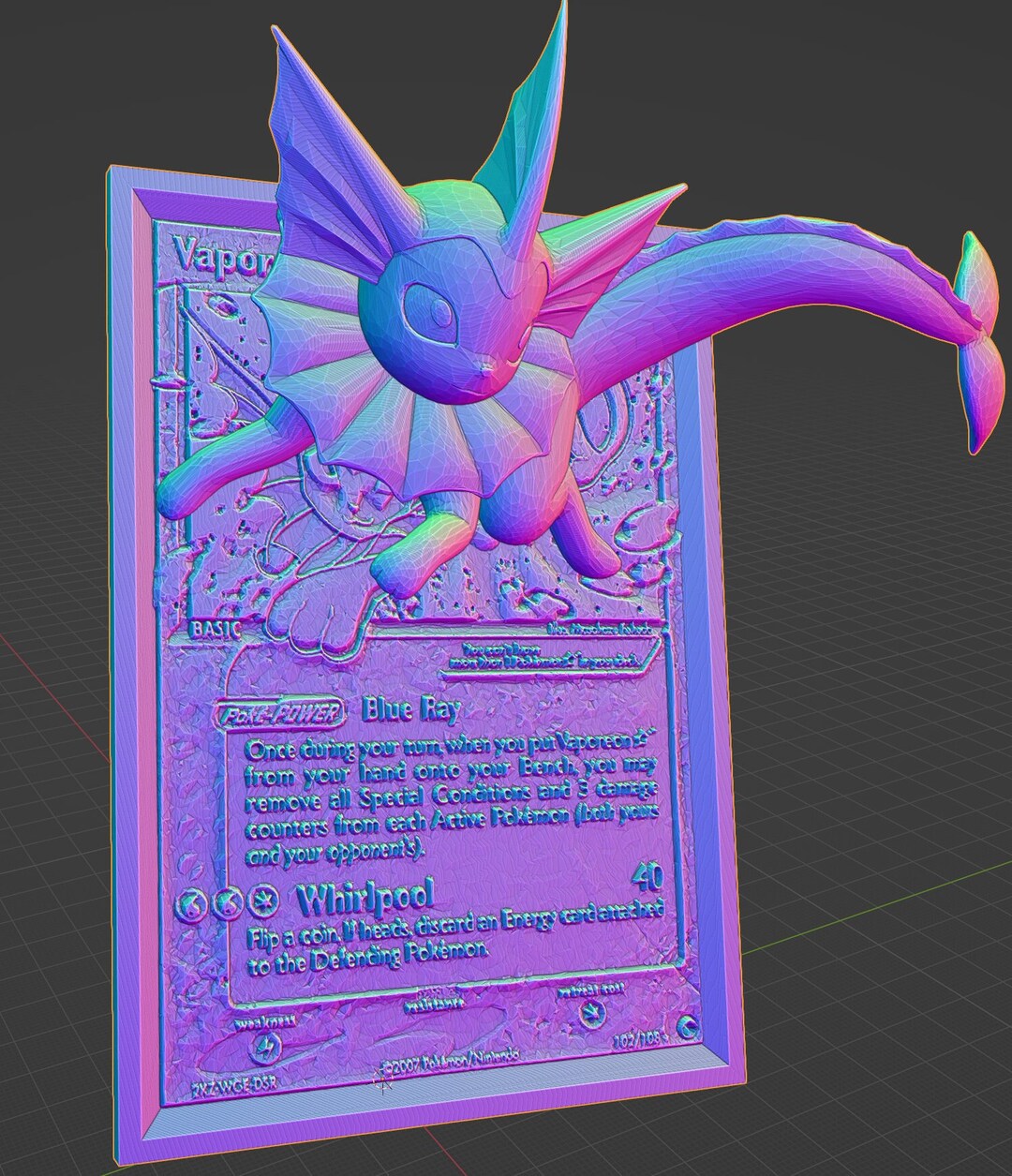 Dive Into the Aquatic Realm With the Vaporeon Pokémon Card Waters of ...