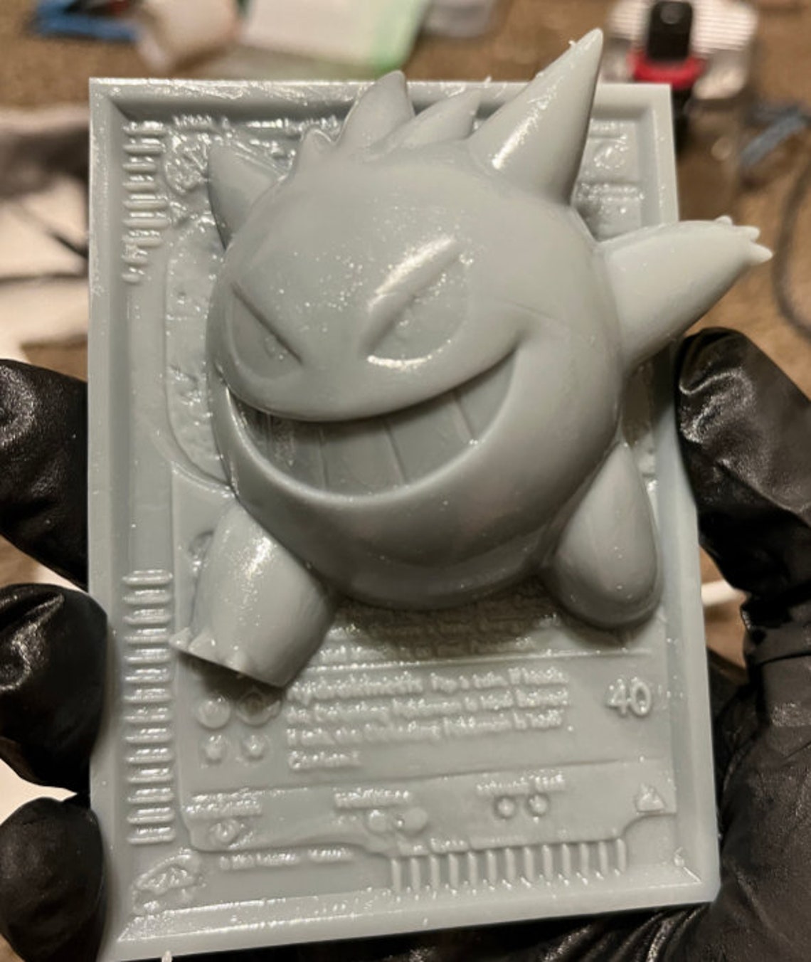 Gengar 3D / 4D Card - Custom 3D Printing File - Pokemon *new Card* - Etsy
