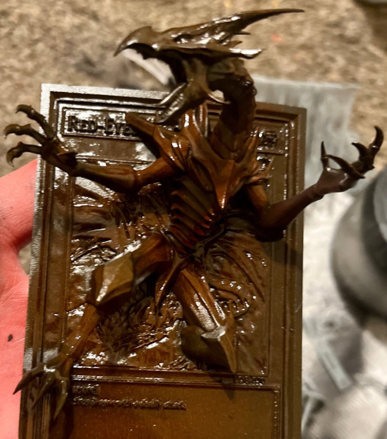 Red-eyes Black Dragon 3D / 4D Card Custom 3D Printing File Yugioh new ...