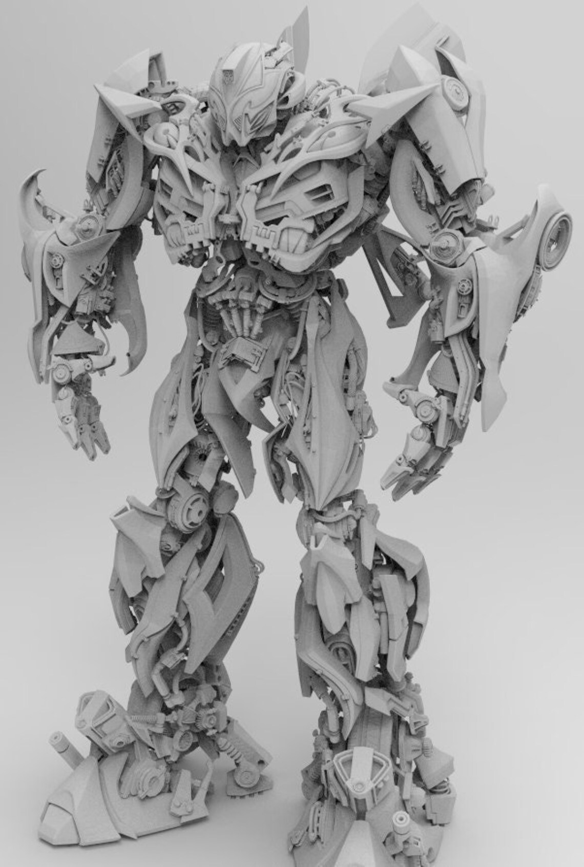 Bumblebee HQ Transformers Movie Model EXTREME Detail STL Obj Mtl Fbx ...