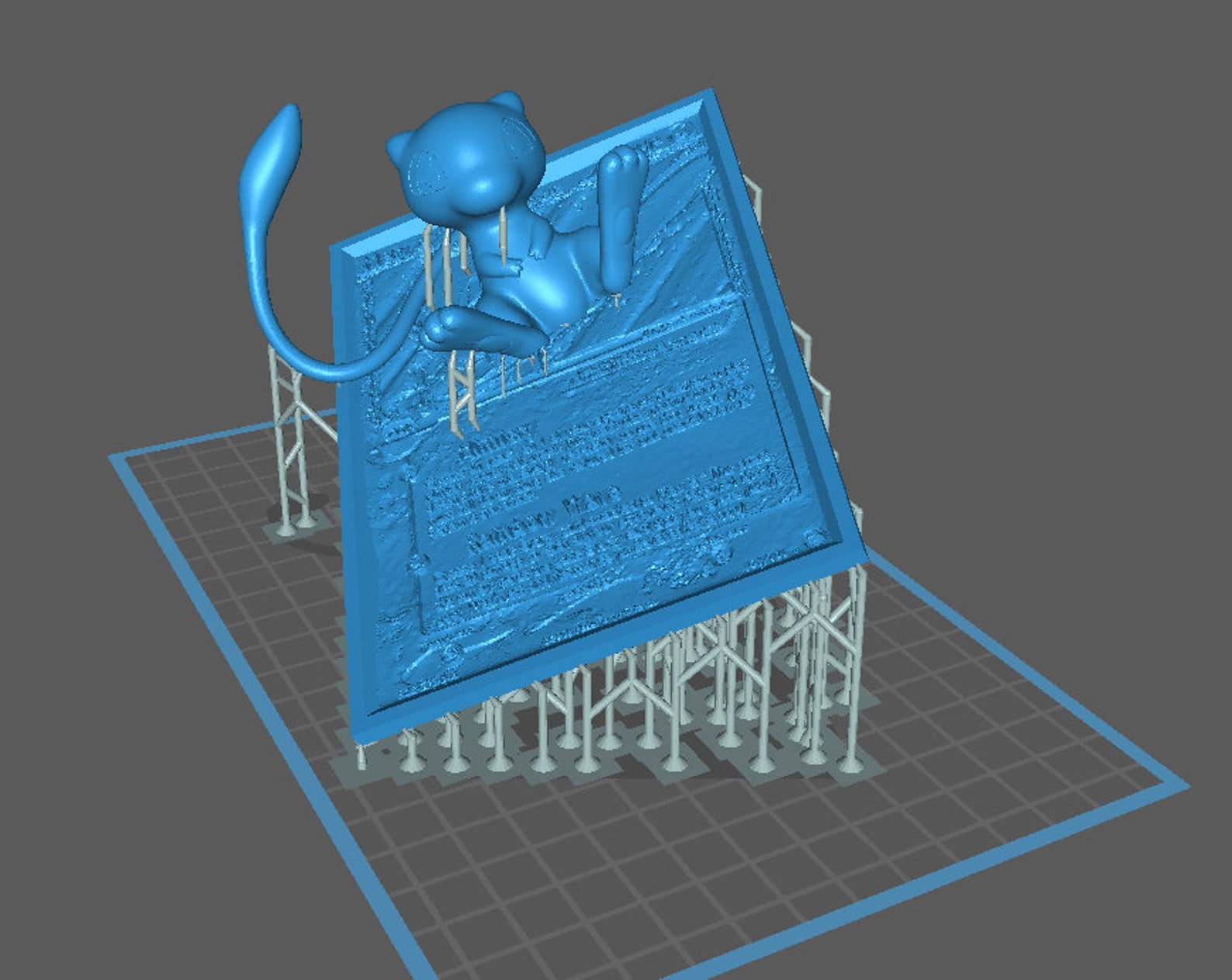 Mew 3D / 4D Card Custom 3D Printing File Pokemon new Card - Etsy