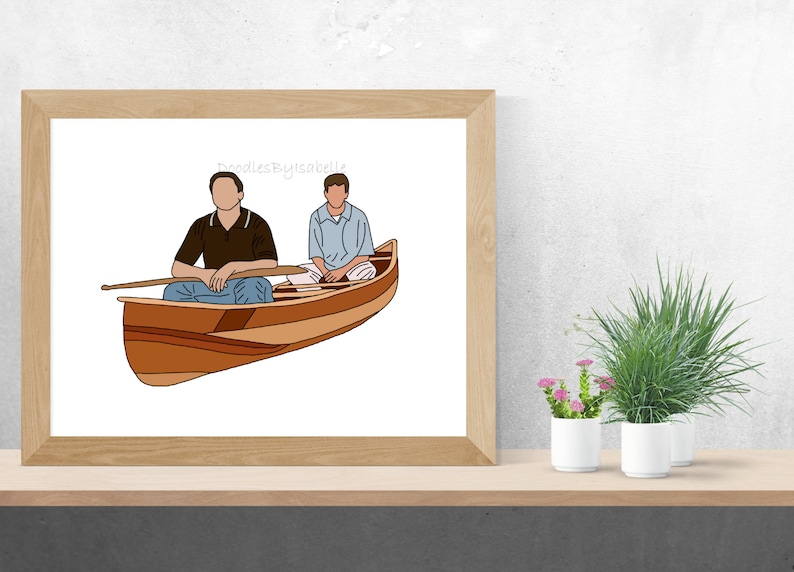 Joey and Chandler in a Boat - Friends TV Show - Etsy Ireland