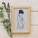 Pregnancy Cross Stitch Pattern: Customizable Colors (PDF Download) - Etsy