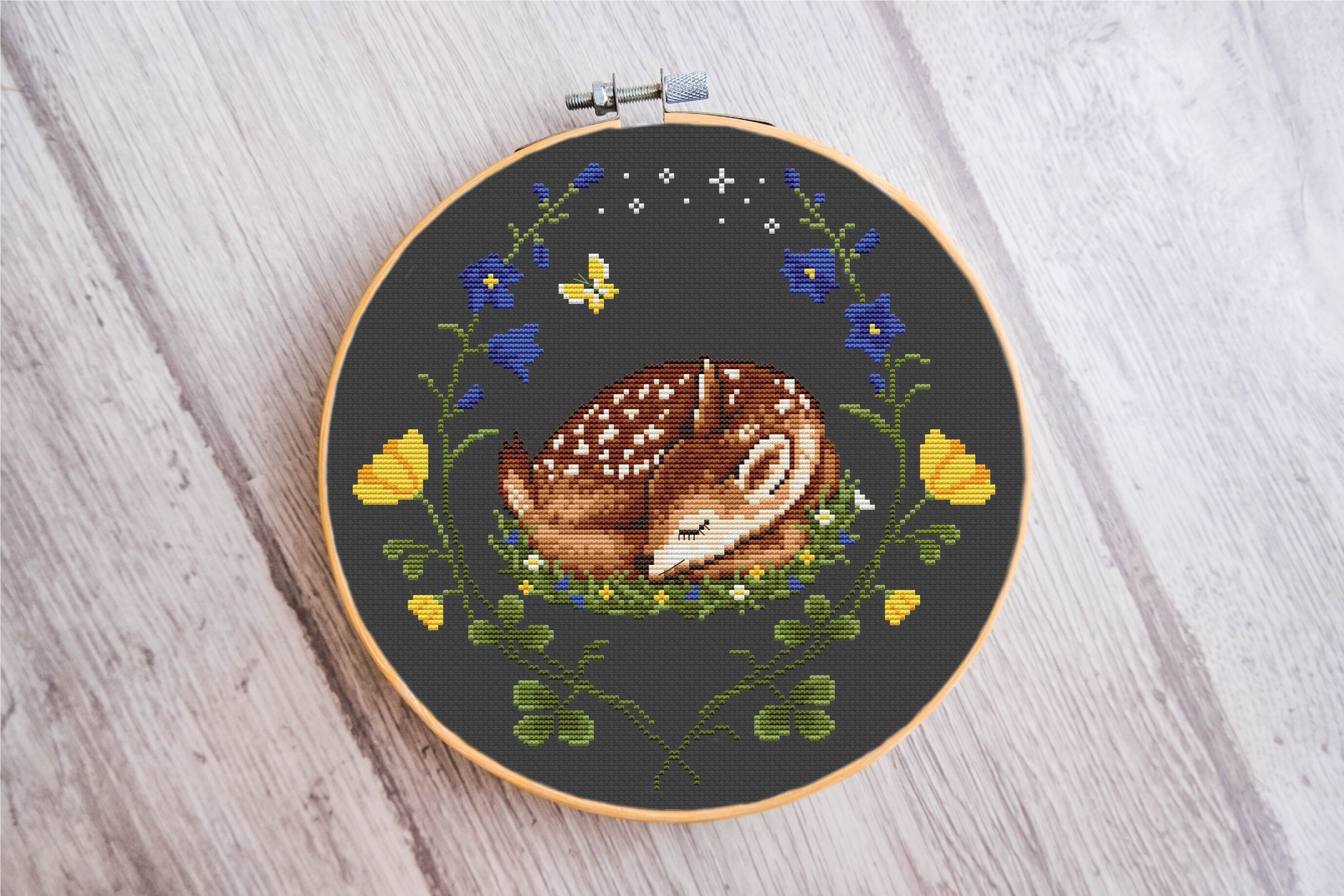 Sleeping Animals Set of Cross Stitch Patterns PDF Instant - Etsy