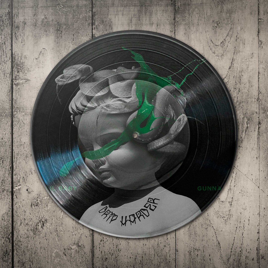 Gunna - Drip Harder Unique Rap Poster, Print is Made Directly on Real ...