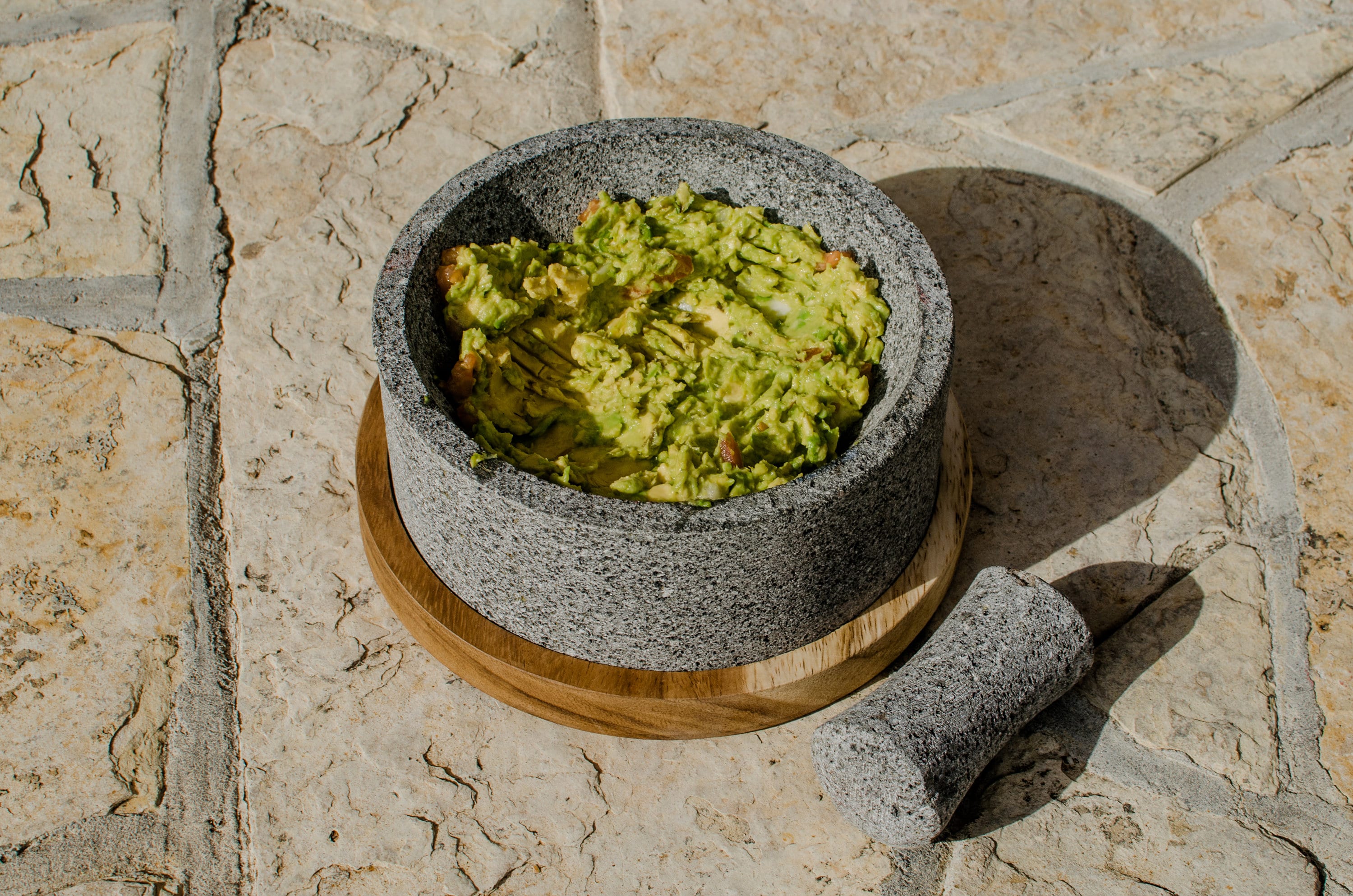 Molcajete Basalt Volcanic Stone Mortar and Pestle 20 CM - Etsy