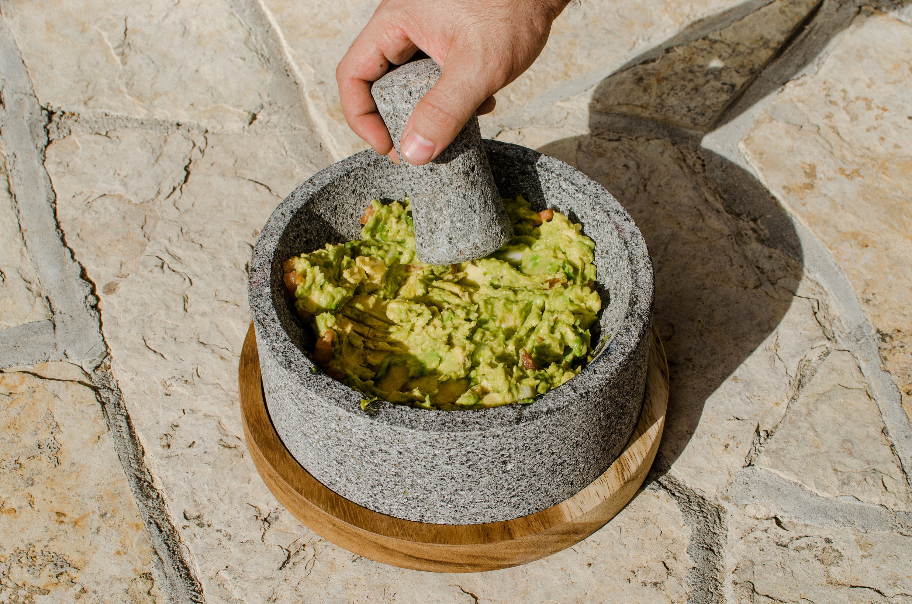 Molcajete Basalt Volcanic Stone Mortar and Pestle 20 CM - Etsy