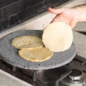 Mexican Volcanic Cooking Stone Use With Direct Fire, Grill, Oven Works ...