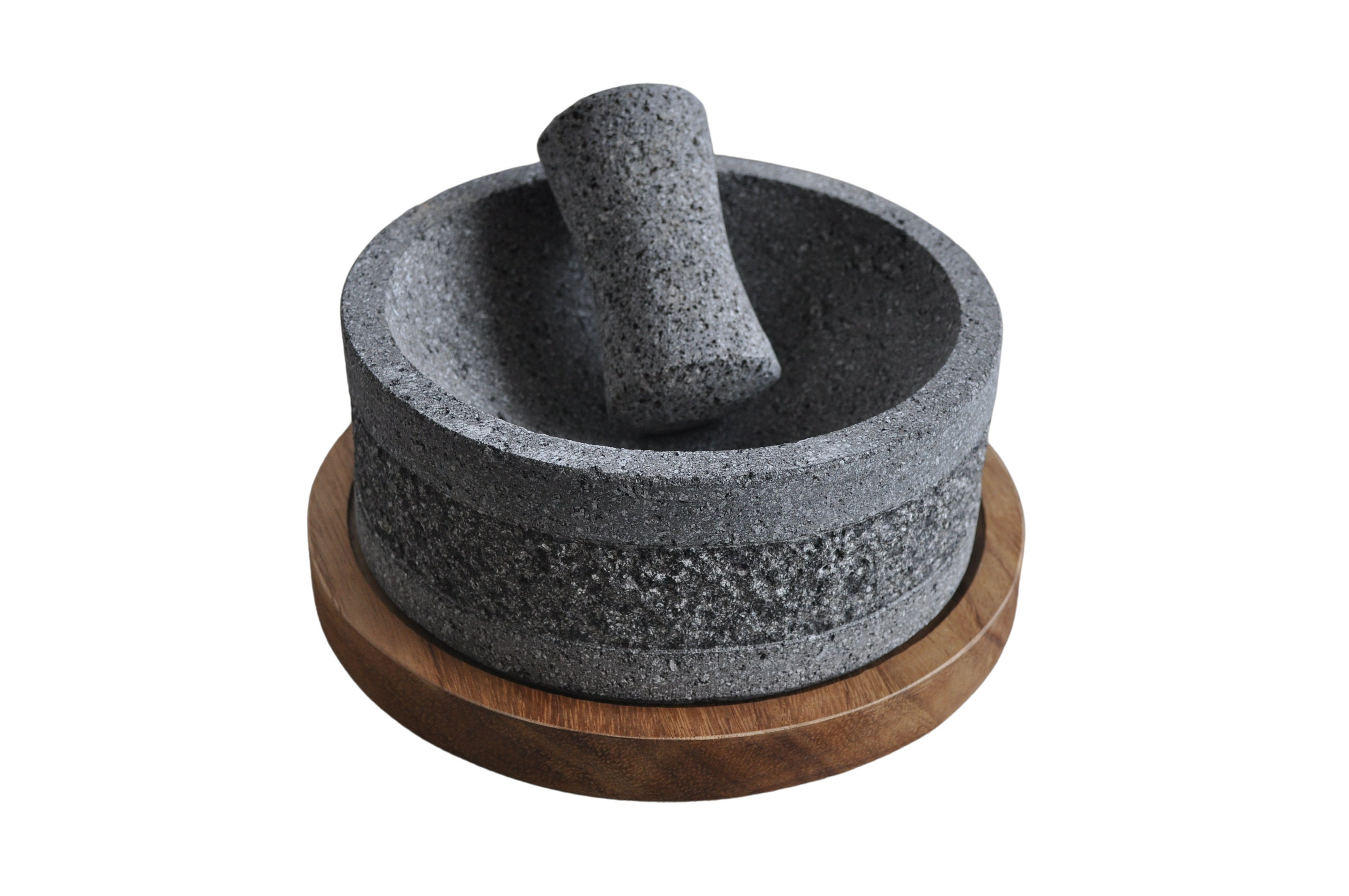 Basalt Volcanic Stone Mortar and Pestle 20 CM Molcajete Yolia - Etsy Canada