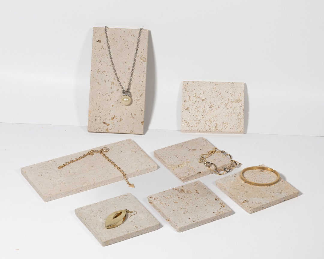 Natural Stone Product Riser: Beige Photography Display - Etsy UK