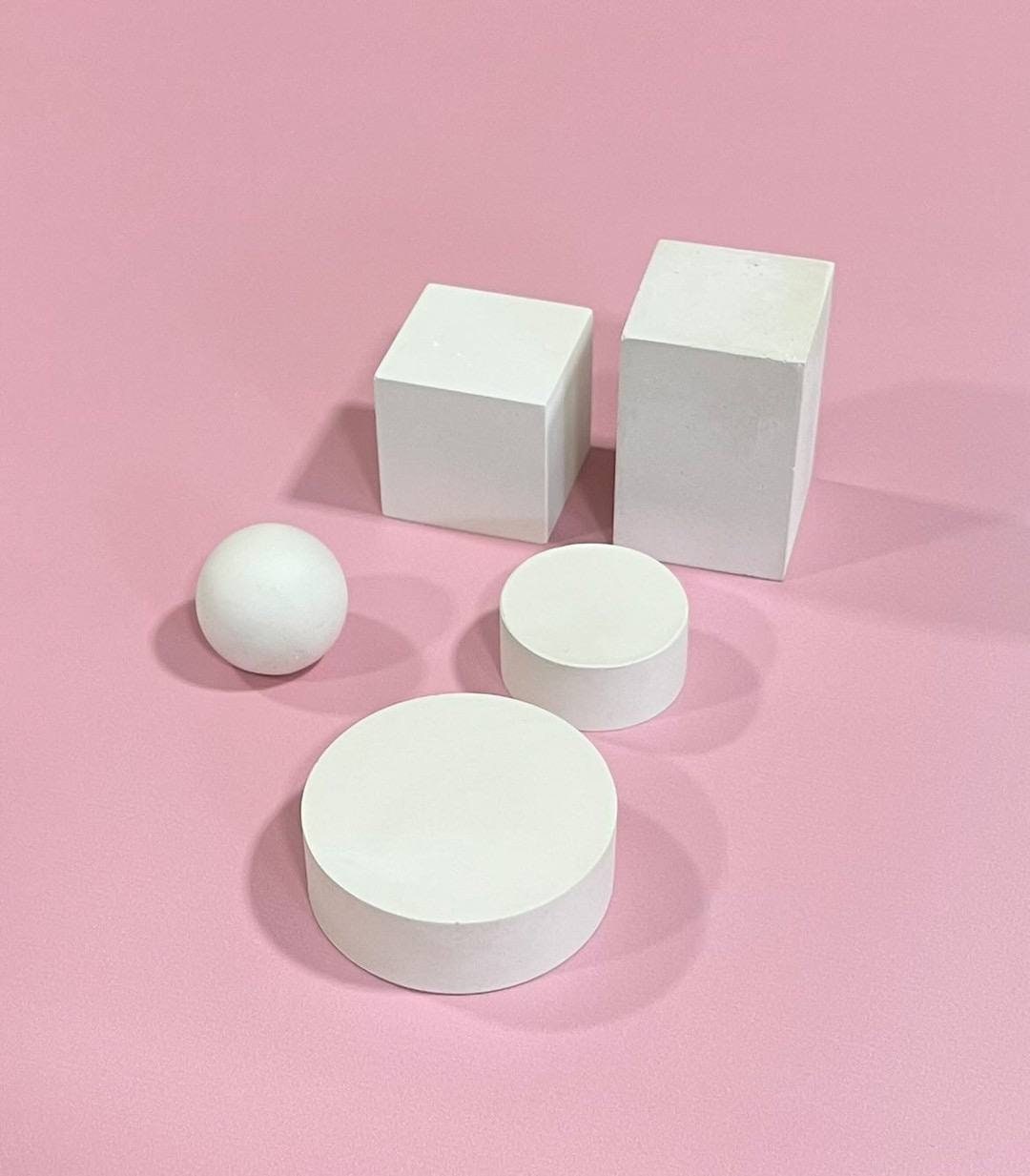 Geometric Photography Props: Concrete & Gypsum Showcase Displays - Etsy