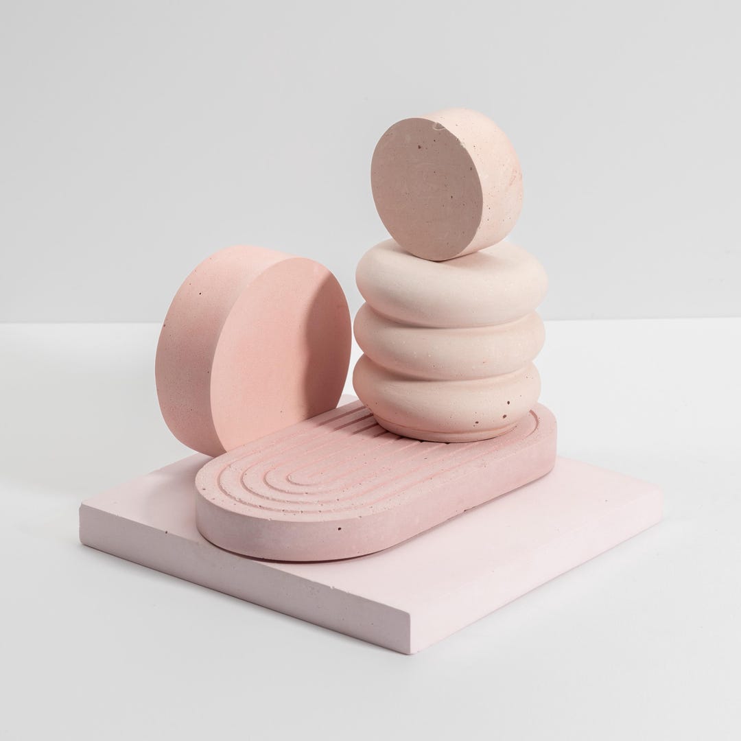 Handmade Prop Set Made in Different Shades of Pink, Perfect for Content ...