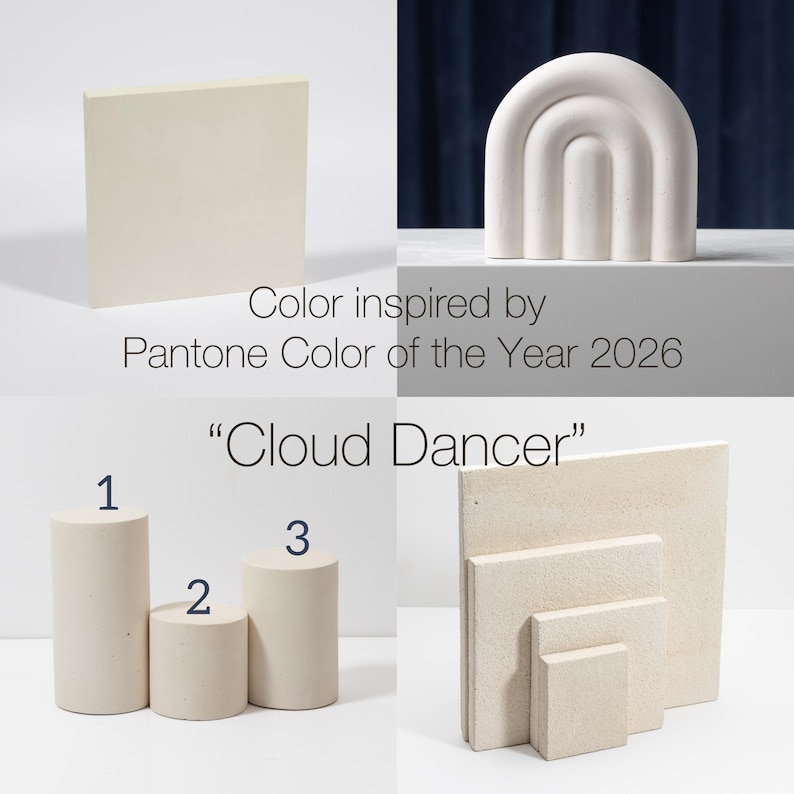 Concrete Stair Prop: Photography Display Riser, Minimalism Decor ...