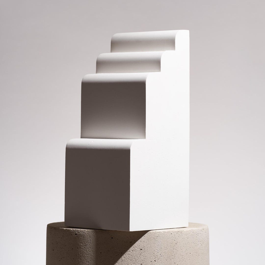 Concrete Stair Prop: Photography Display Riser, Minimalism Decor ...