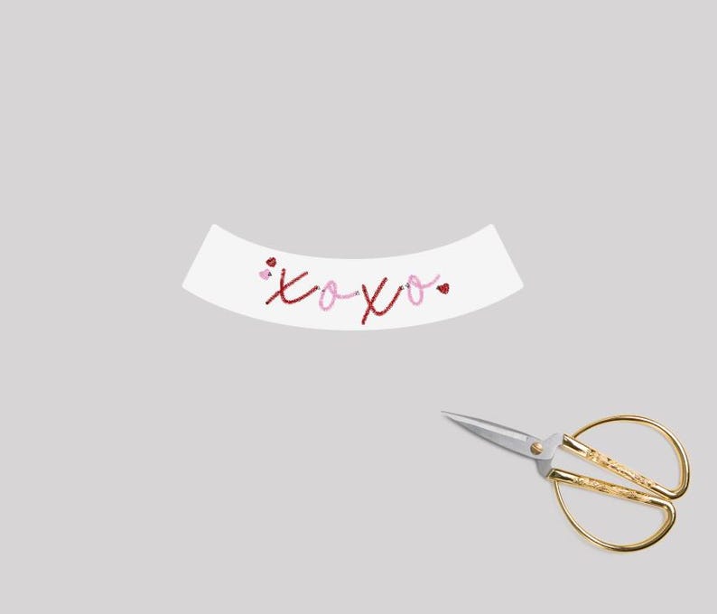 XOXO Hand Embroidery Pattern, Valentine Hand Embroidery PDF, Printable ...