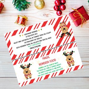 Reindeer Food Label Printable, Magic Reindeer Food Treat Bag Topper ...