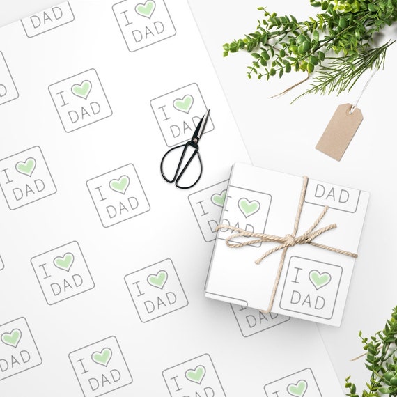 Father's Day Wrapping Paper Gift Wrap for Dad - Etsy