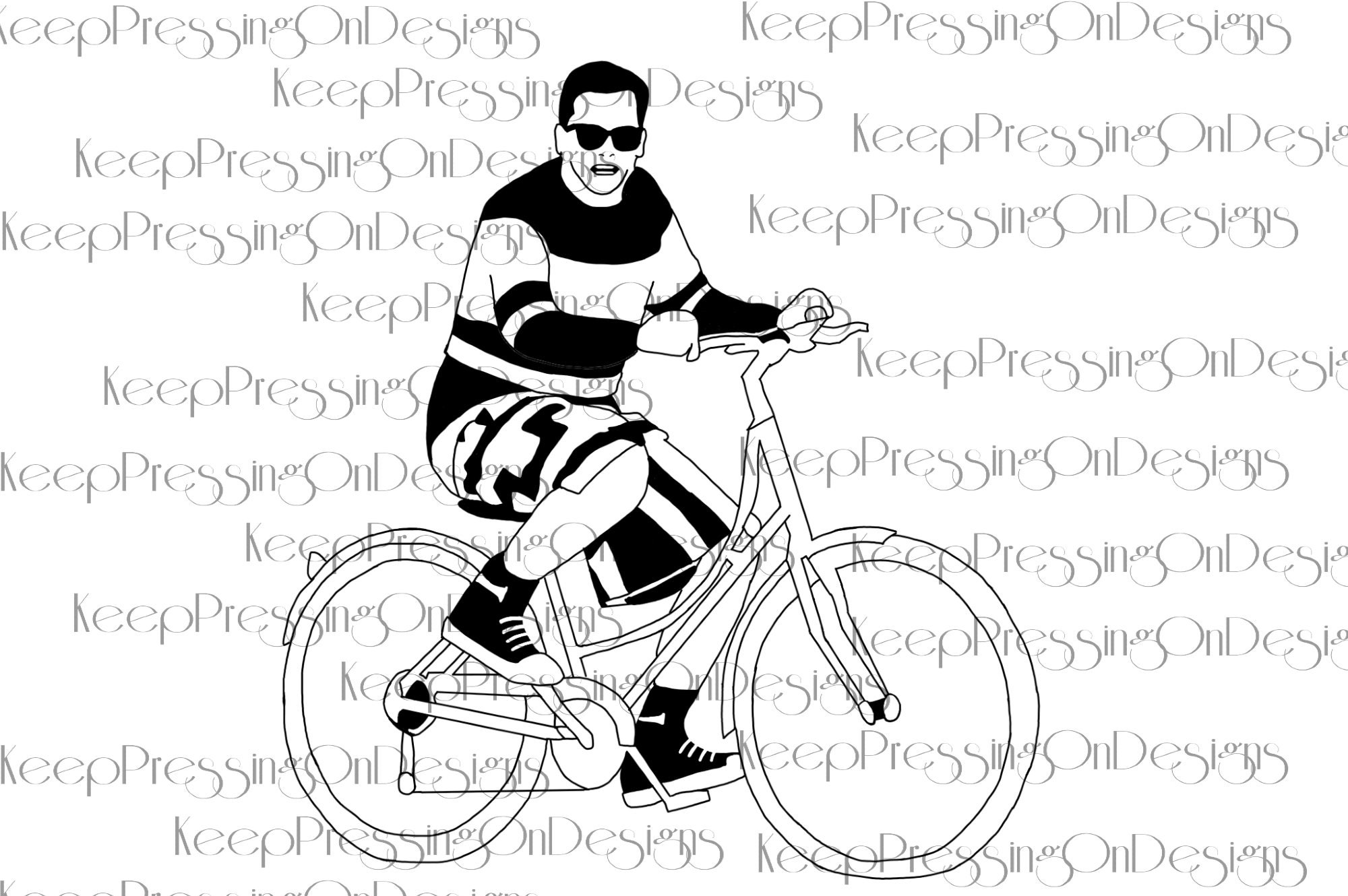 SVG David Rose on a Bike Schitt's Creek Digital File - Etsy UK
