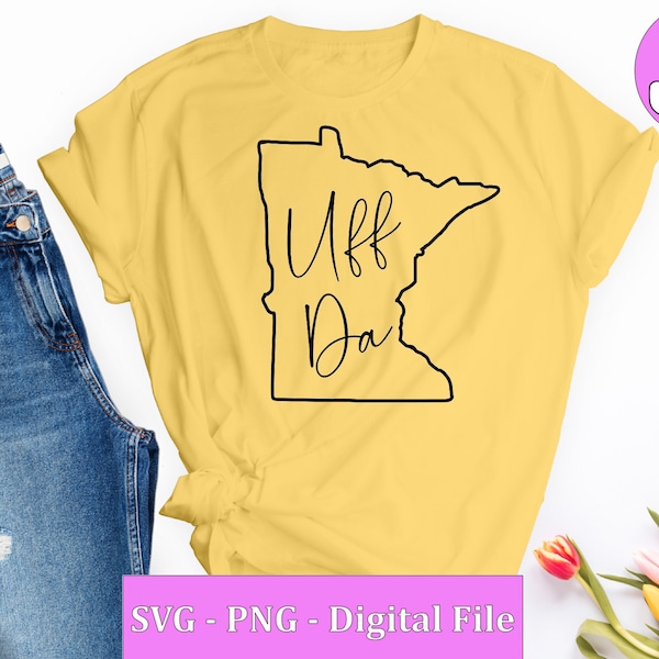 Uff Da Svg - Etsy