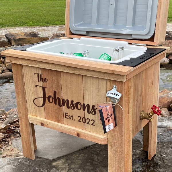 Rustic Cooler - Etsy