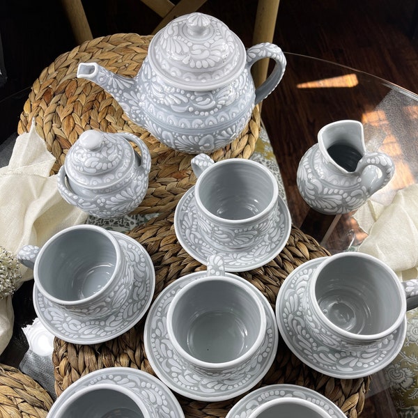Mexican Tea Set - Etsy