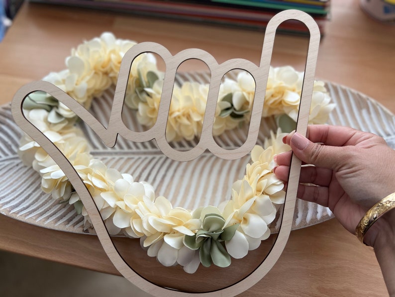 Shaka Hand Sign - Surfer Kid's Room Decor - Beach Themed Wall Decor ...