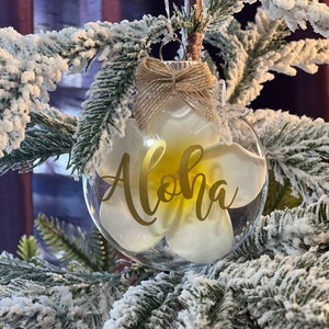 Aloha Christmas Ornament, Personalized Year Hawaii Gifts, Mele ...